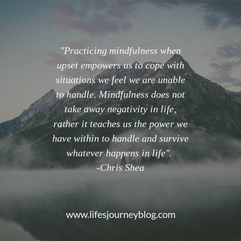 Practicing Mindfulness - Lifesjourney Blog