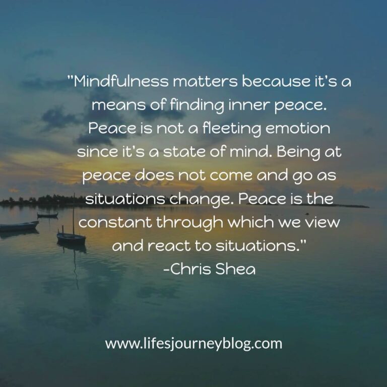 5 Reasons Why Mindfulness Matters - Lifesjourney Blog